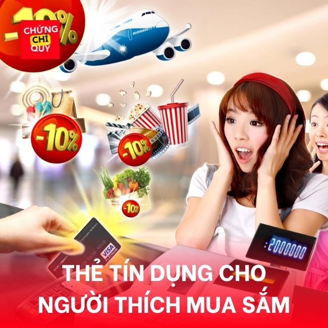 Thẻ tín dụng tốt nhất dành cho người thích mua sắm online 2024